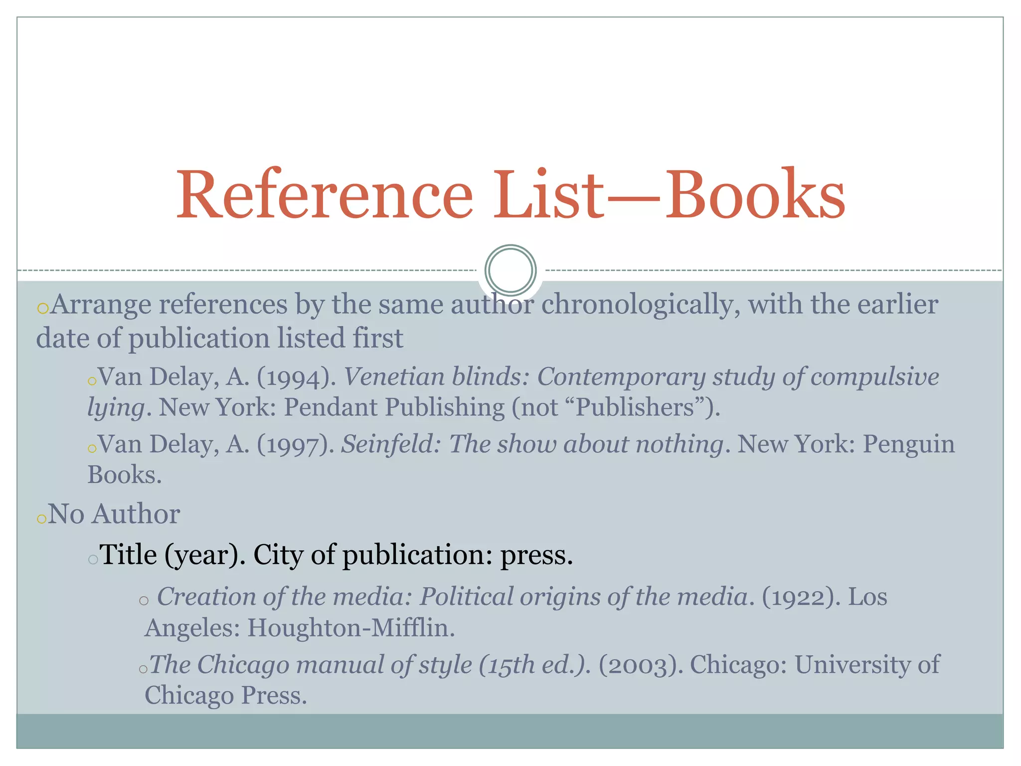 APA Style/ Citation Method | PPT