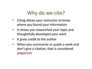APA Citation | PPTX