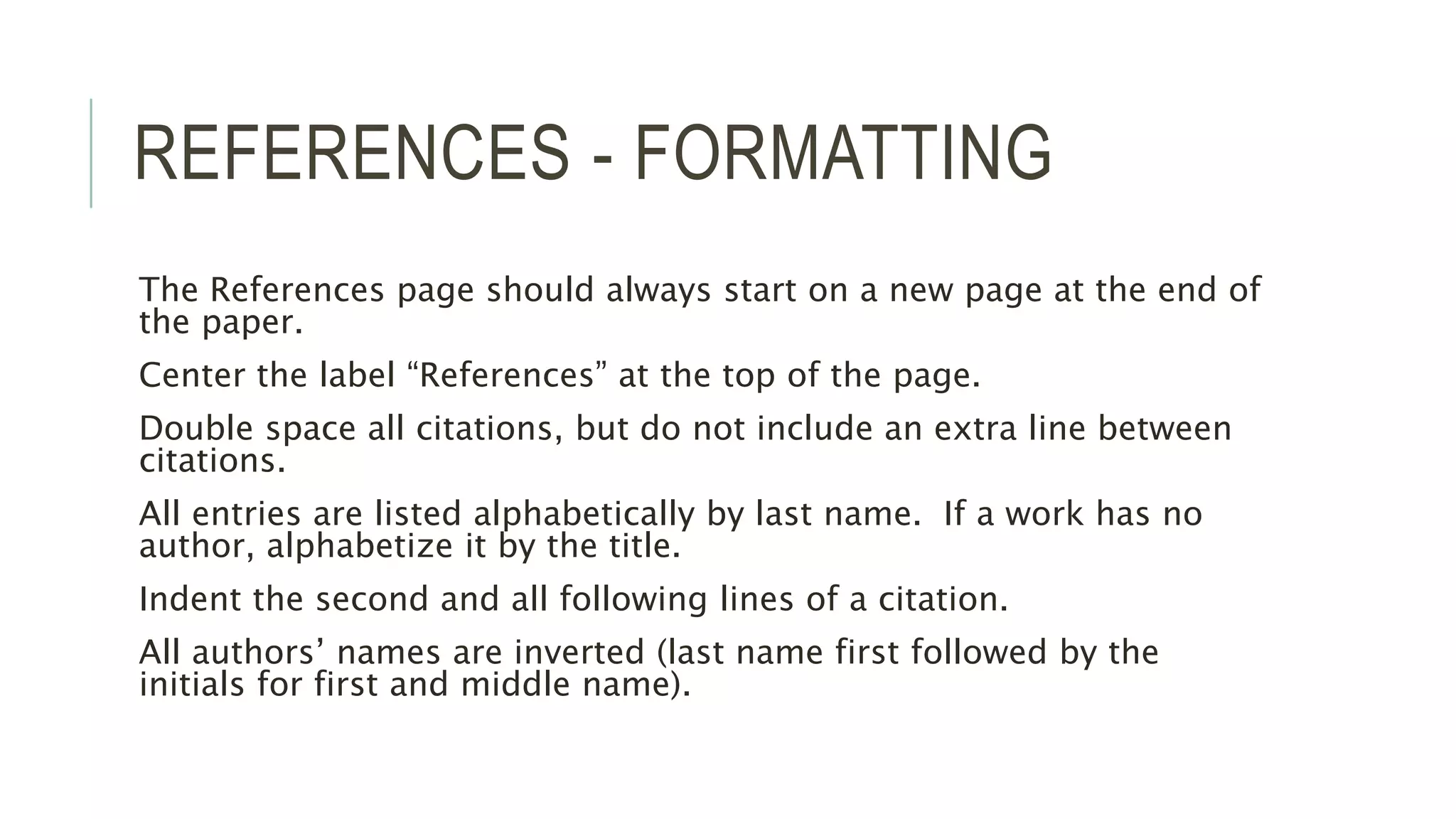 APA Citations | PPTX