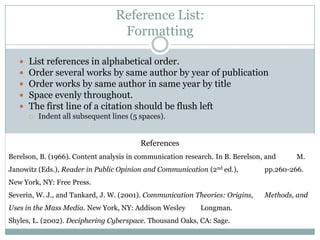 Apa citations for business research | PPTX