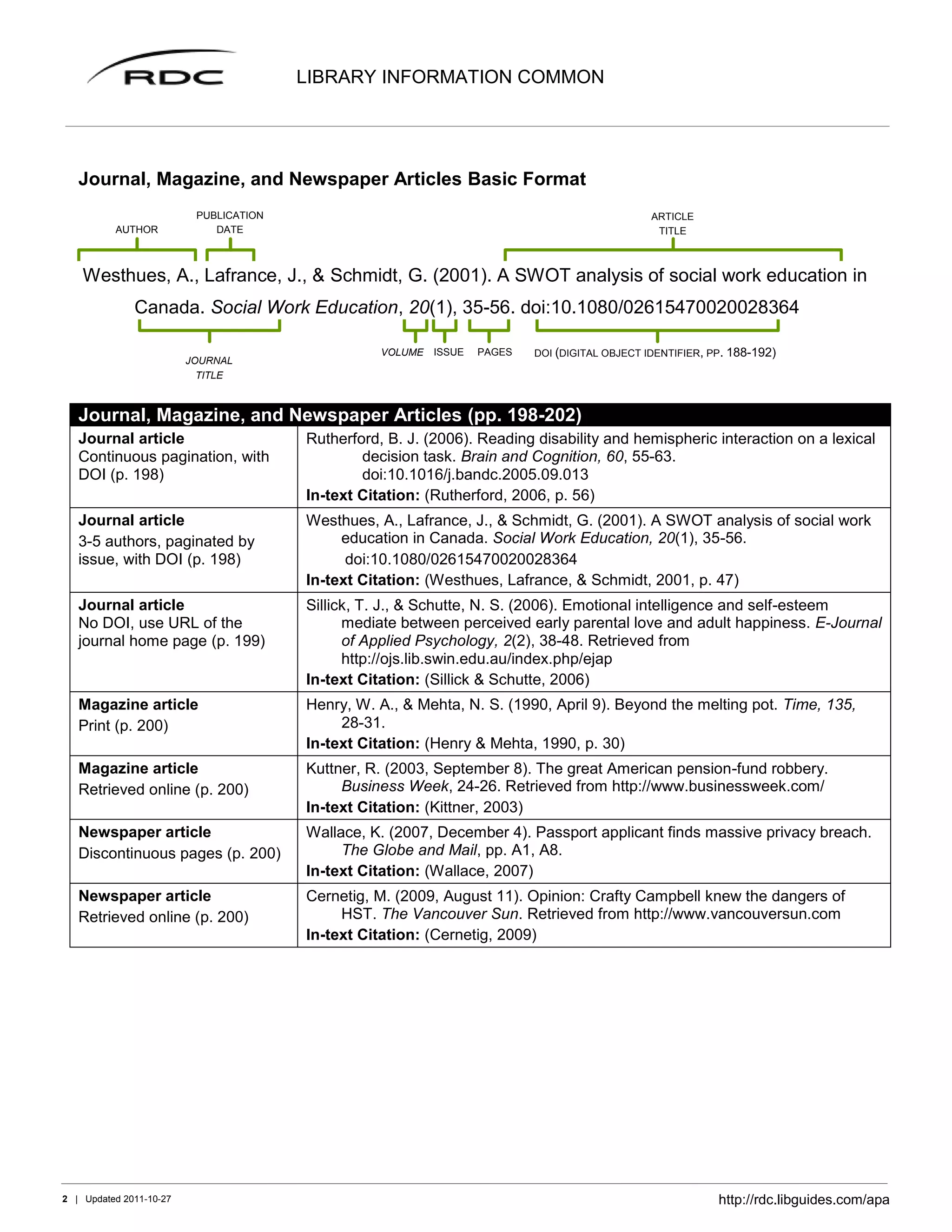 Apa citation style | PDF | Desktop Publishing | Computer Software and ...