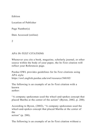 APA CITATION &STYLE GUIDE Many Fisher College profes.docx