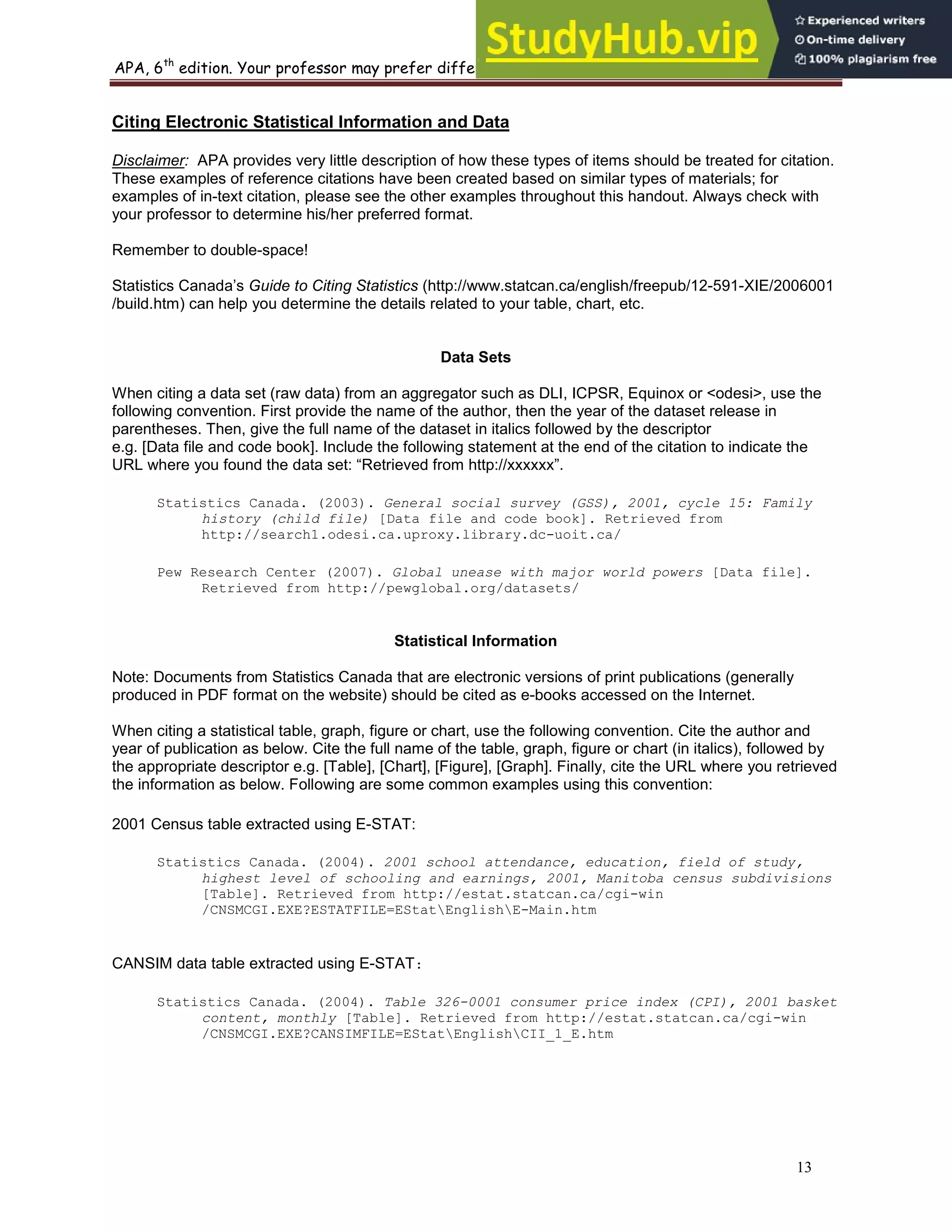 APA Citation Style Guide To Bibliographic Citation | PDF | Resume ...