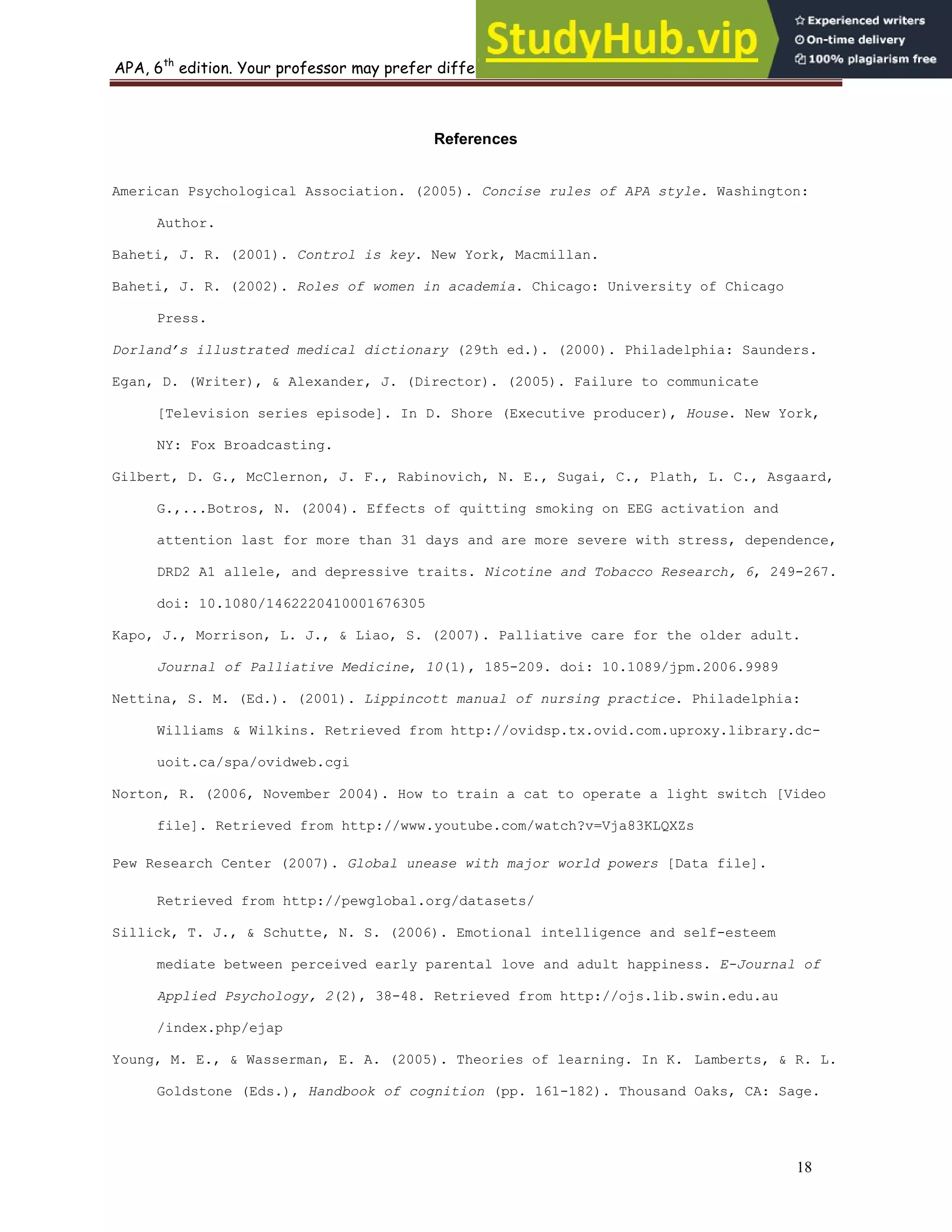 APA Citation Style Guide To Bibliographic Citation | PDF | Resume ...