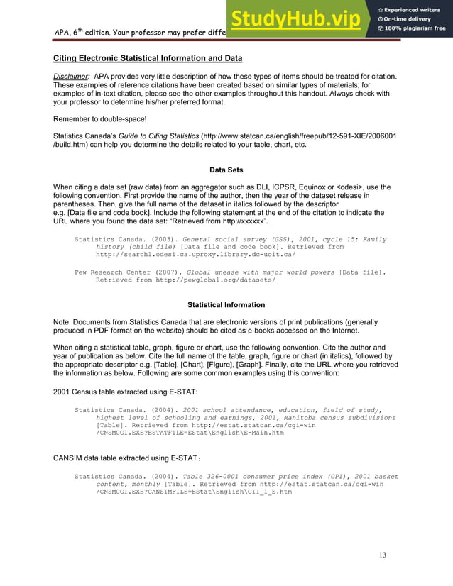 APA Citation Style Guide To Bibliographic Citation | PDF | Resume ...
