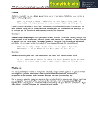 APA Citation Style Guide To Bibliographic Citation | PDF