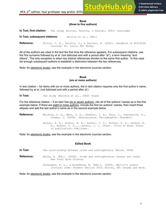 APA Citation Style Guide To Bibliographic Citation | PDF | Resume ...