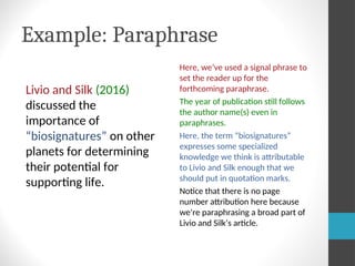 Comprehensive Guide to APA Style Citing and Referencing Techniques | PPT