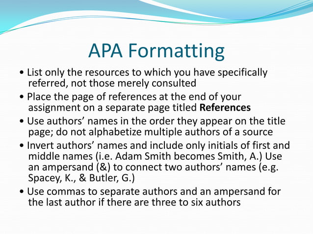 Apa citing, paraphrasing and quoting presentation | PPTX | Resume ...