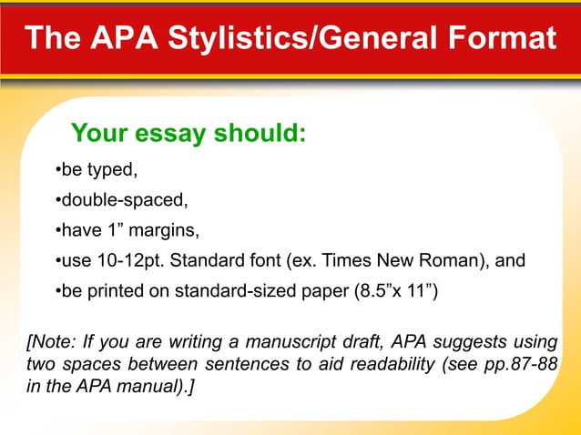 AMERICAN PSYCHOLOGICAL ASSOCIATION REFERENCING STYLE & CITATION | PPT