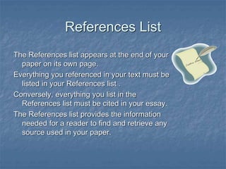 APA style | PPT