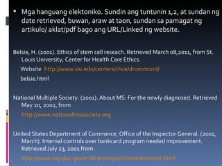 Apa documentation form | PPT
