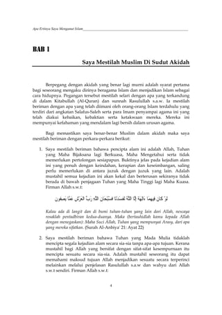 Apa ertinya saya menganut islam karangan dr.fathi yakan | PDF