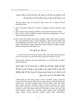 Apa erti saya menganut islam - Fathi Yakan | PDF