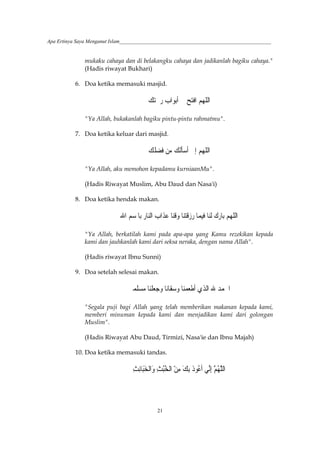 Apa erti saya menganut islam - Fathi Yakan | PDF