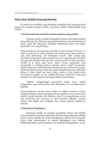 Apa erti saya menganut islam - Fathi Yakan | PDF