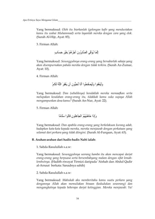 Apa erti saya menganut islam - Fathi Yakan | PDF