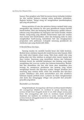 Apa erti saya menganut islam - Fathi Yakan | PDF
