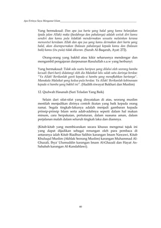 Apa erti saya menganut islam - Fathi Yakan | PDF