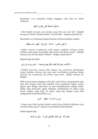 Apa erti saya menganut islam - Fathi Yakan | PDF