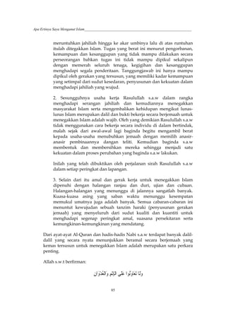 Apa erti saya menganut islam - Fathi Yakan | PDF