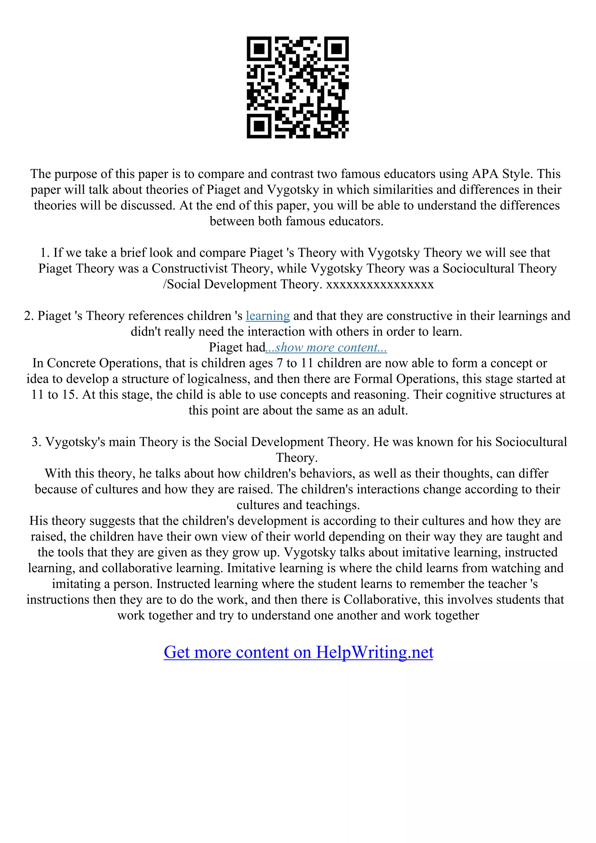 Apa Essay Paper | PDF