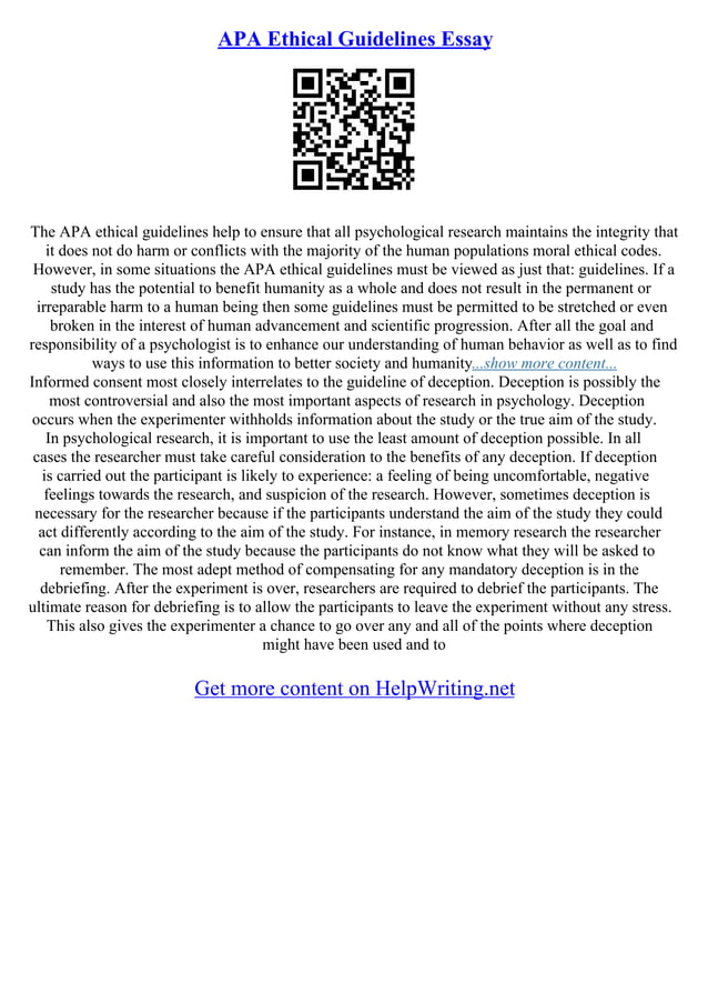 Apa Essay Paper | PDF