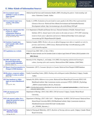 APA For Academic Writing (2017-2018 | PDF