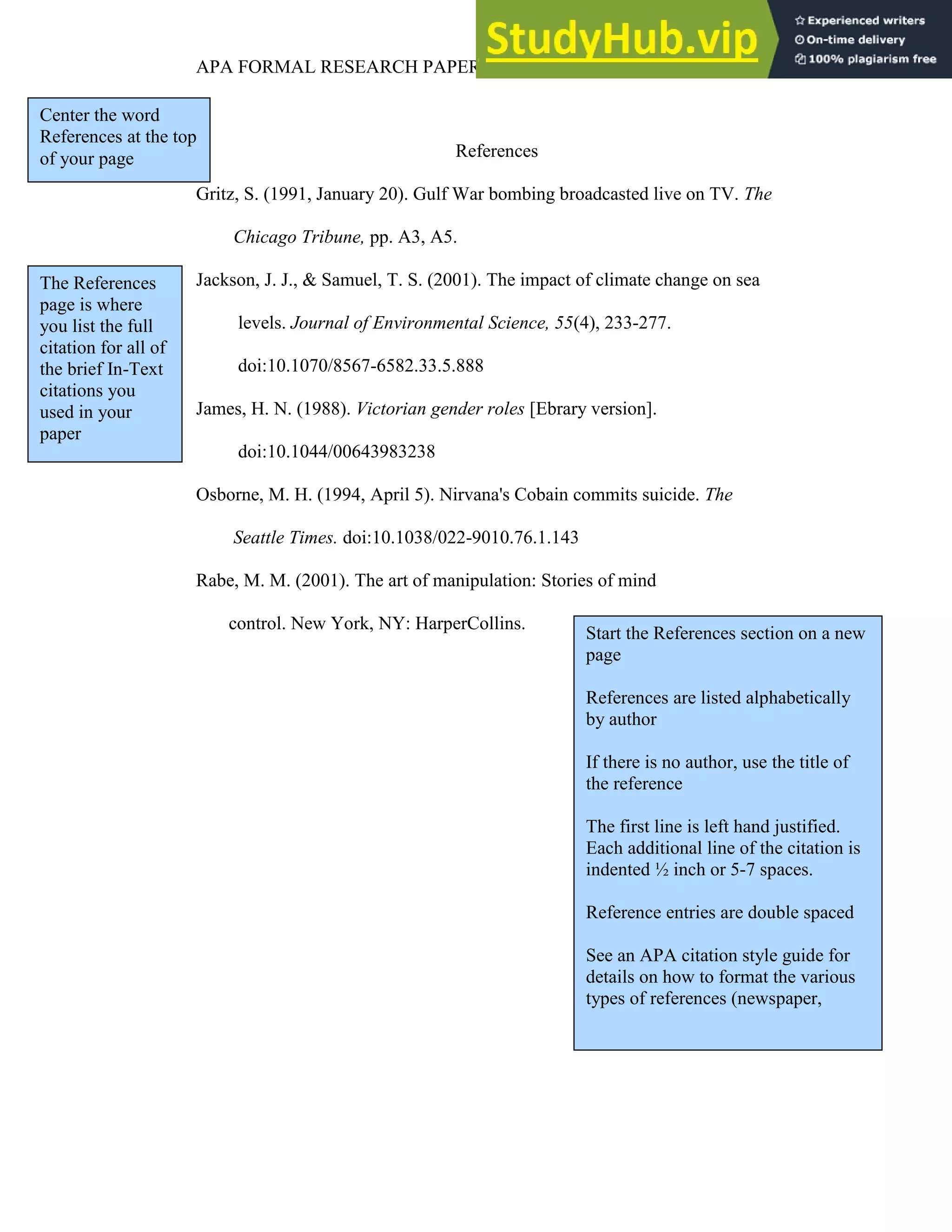 Apa Formal Research Paper | PDF