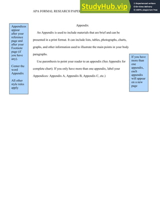 Apa Formal Research Paper | PDF