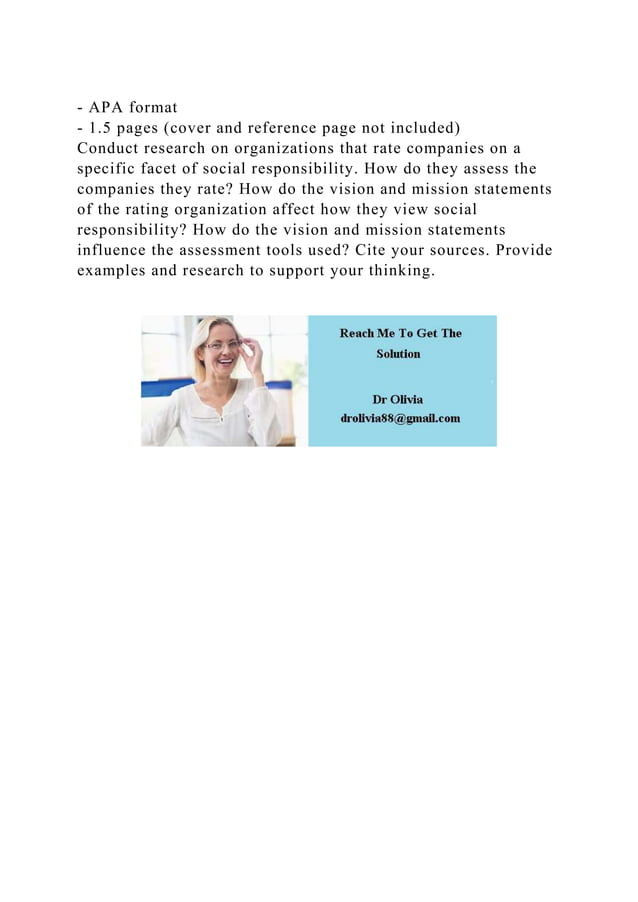 - APA format - 1.5 pages (cover and reference page not included).docx