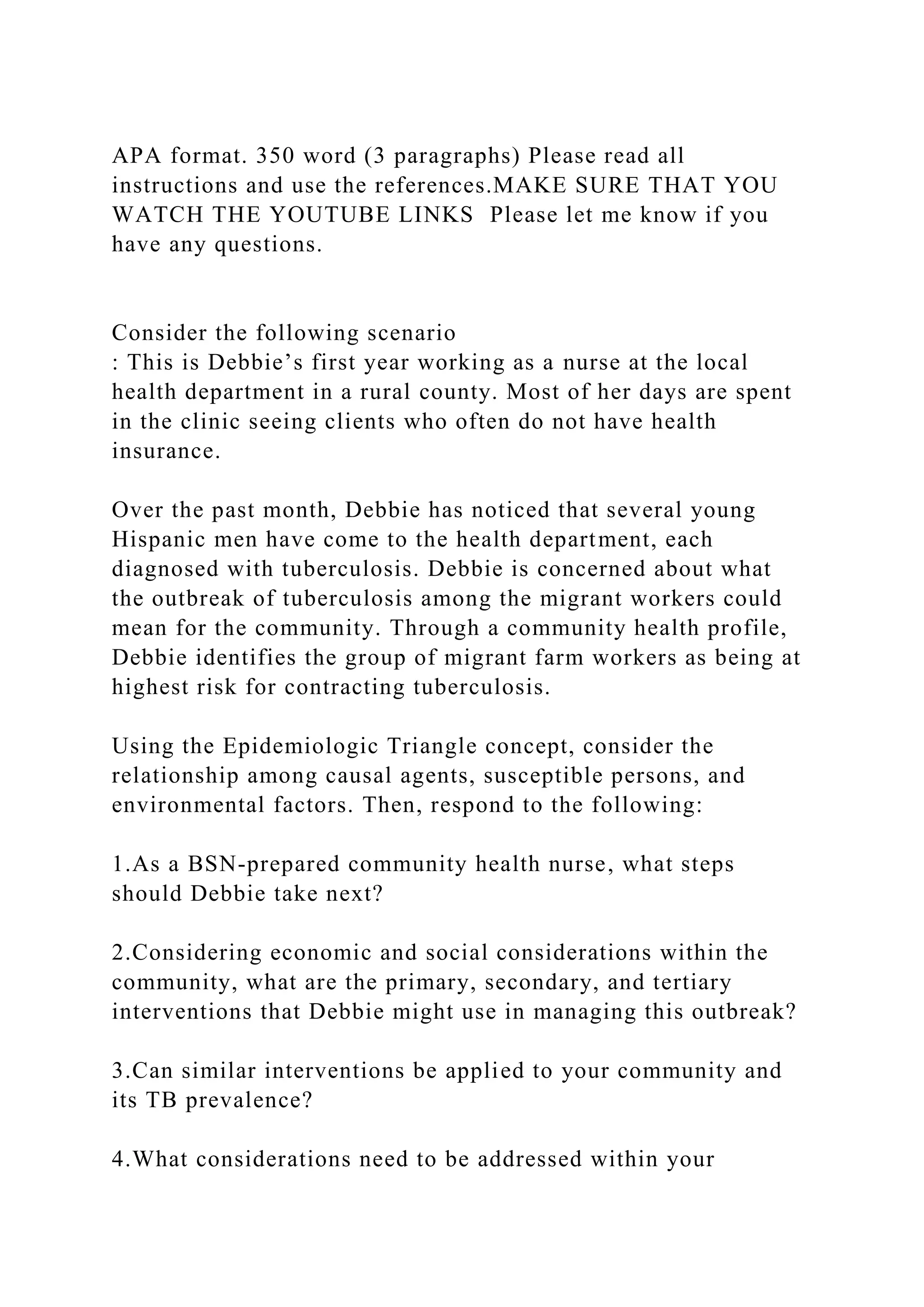 APA format. 350 word (3 paragraphs) Please read all instructions and.docx