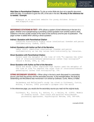 APA Format-6 Th Edition | PDF