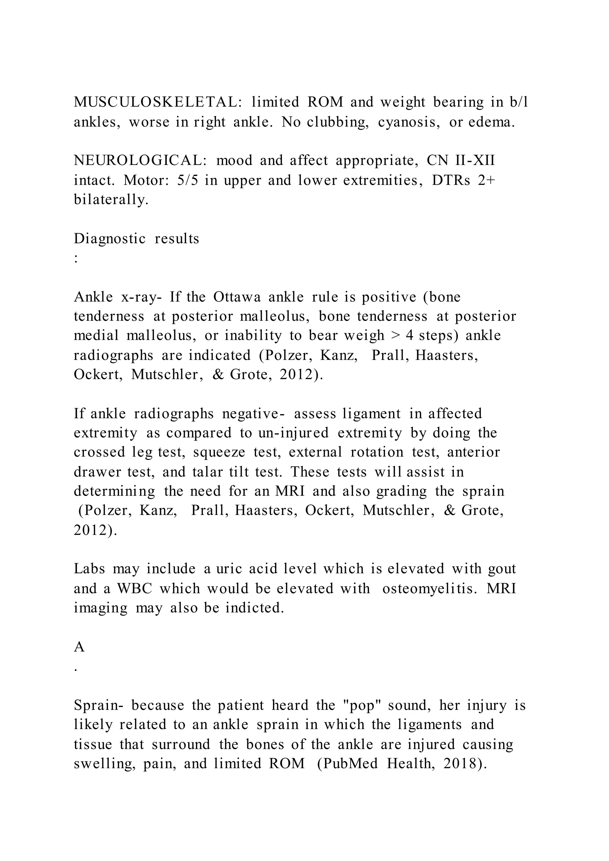 APA format 3 peer references needs to review case study and document | PDF