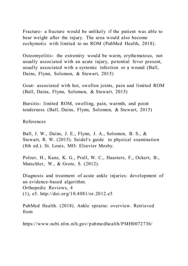 APA format 3 peer references needs to review case study and document | PDF