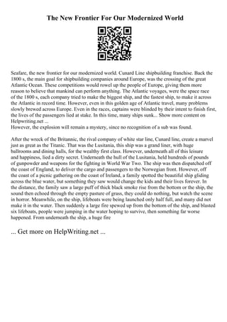 Apa Format For Narrative Essay | PDF