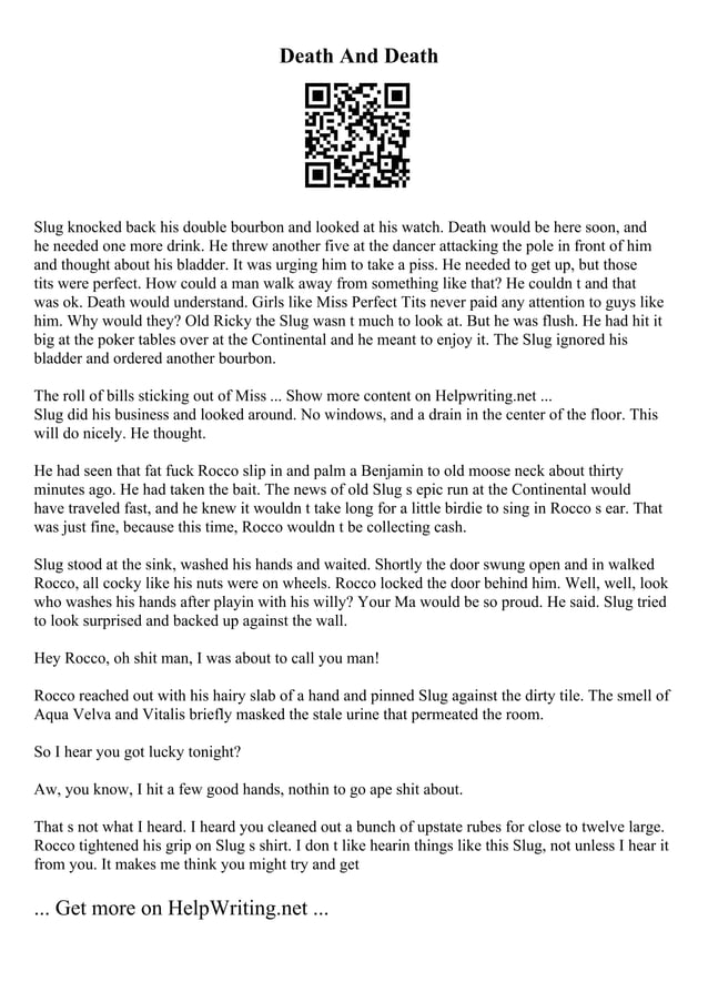 Apa Format For Narrative Essay | PDF