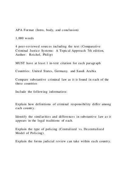 APA Format (Intro, body, and conclusion)1,000 words4 pee | DOCX