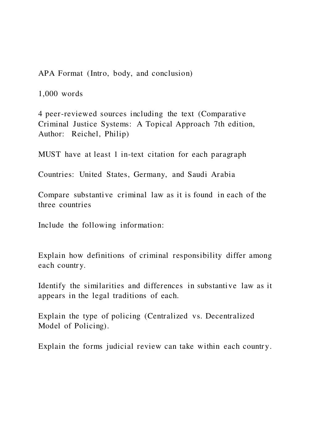 APA Format (Intro, body, and conclusion)1,000 words4 pee | DOCX