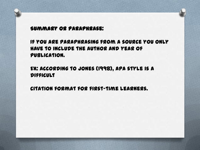 Apa formatting | PPT