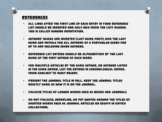 Apa formatting | PPT