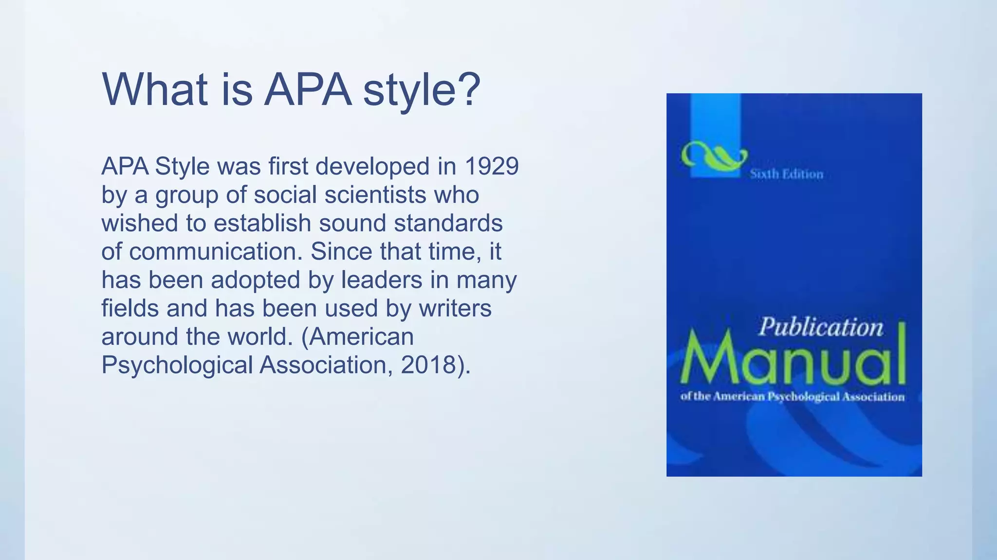 Apa Formatting | PPTX