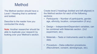 Apa Formatting | PPT