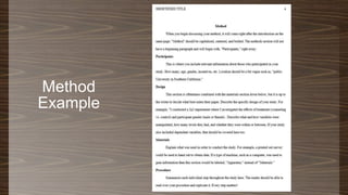 Apa Formatting | PPT