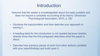 Apa Formatting | PPT