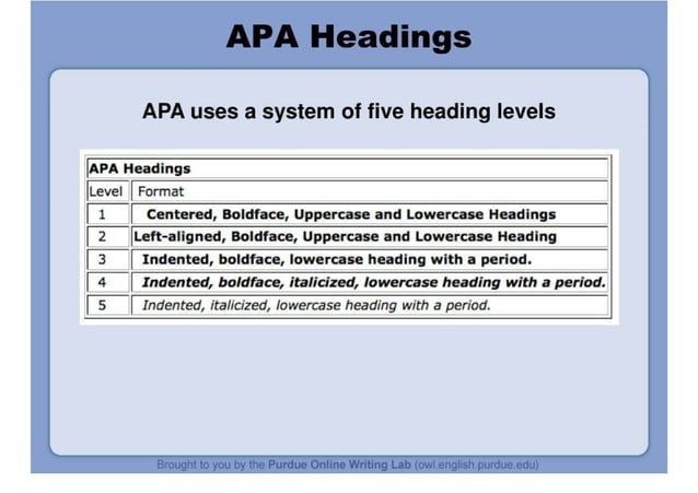 APA Formatting And Style Guide | PDF