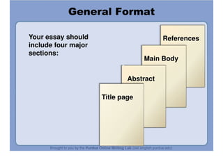 APA Formatting And Style Guide | PPT