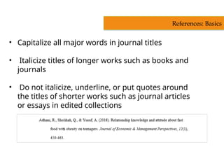 APA Formatting and Style Guide - in-text | PPTX