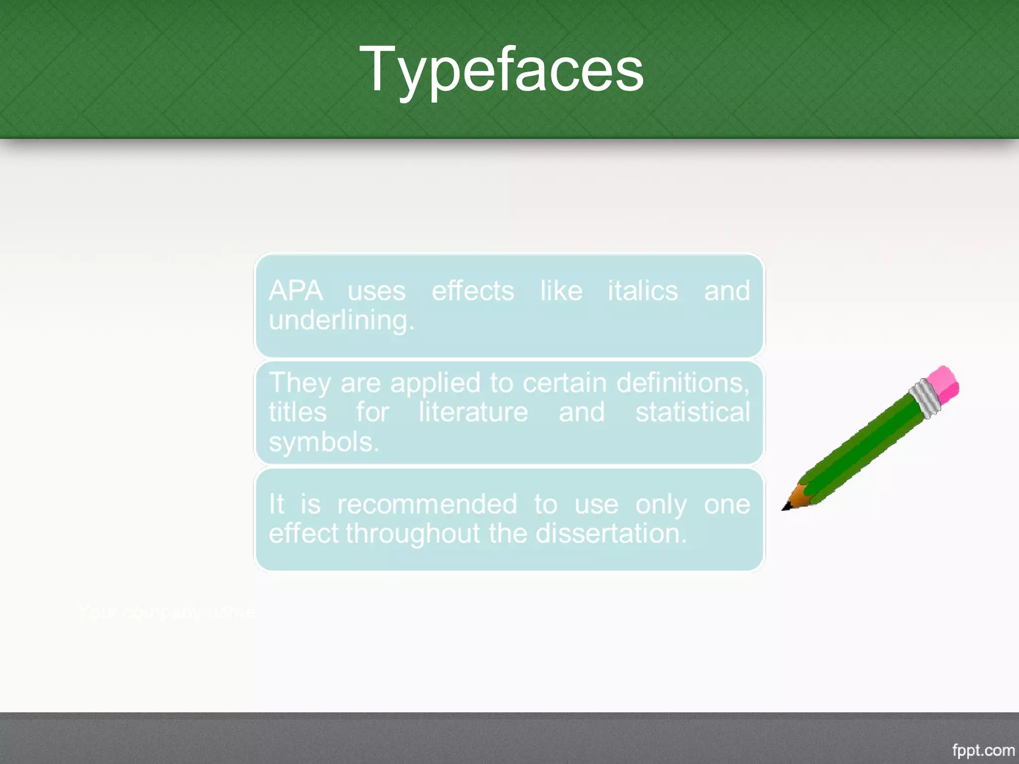 Apa formatting guidelines for dissertation | PPT