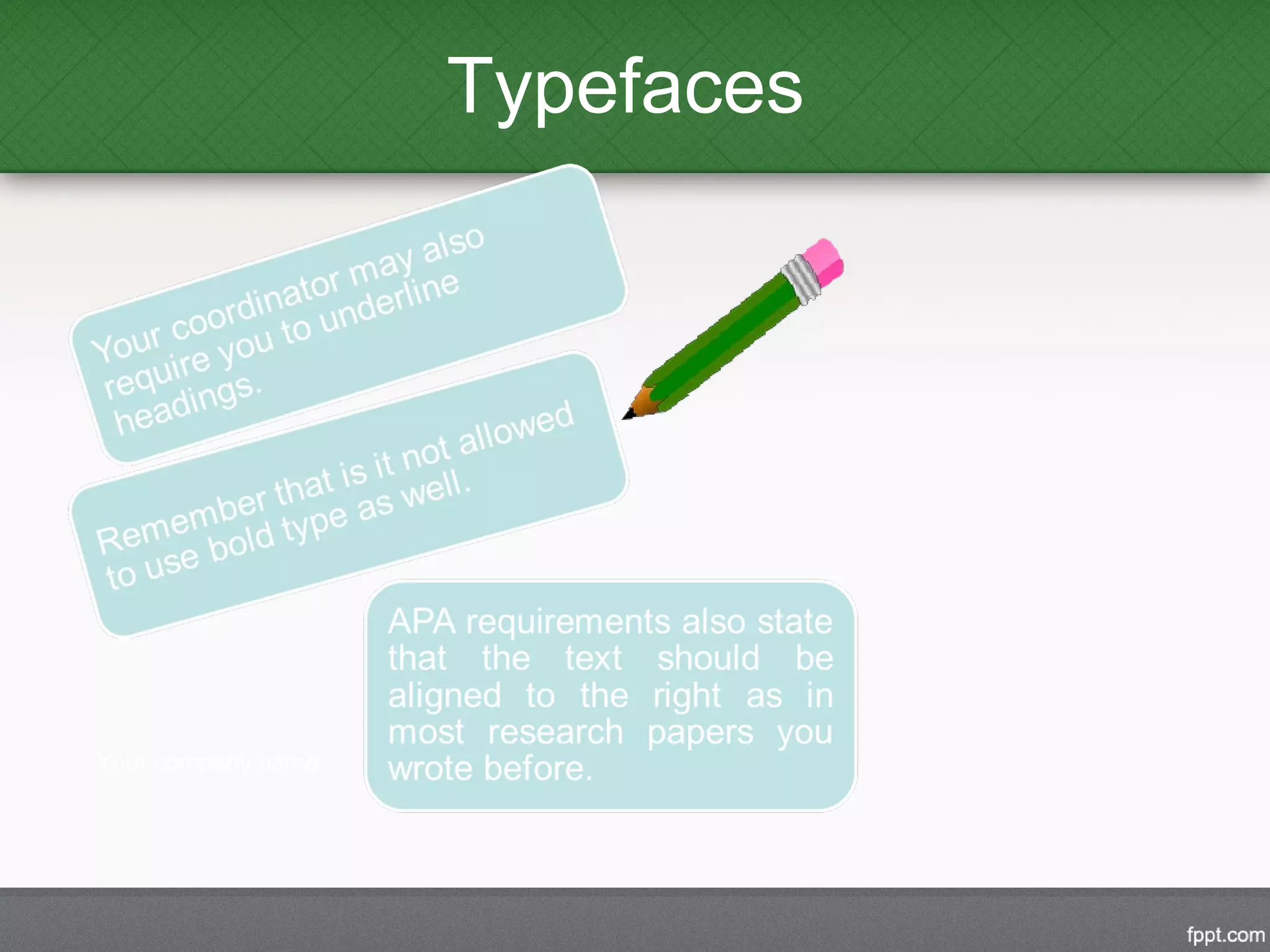 Apa formatting guidelines for dissertation | PPT